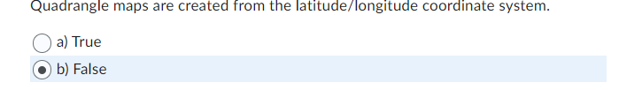 Solved Quadrangle maps are created from the | Chegg.com