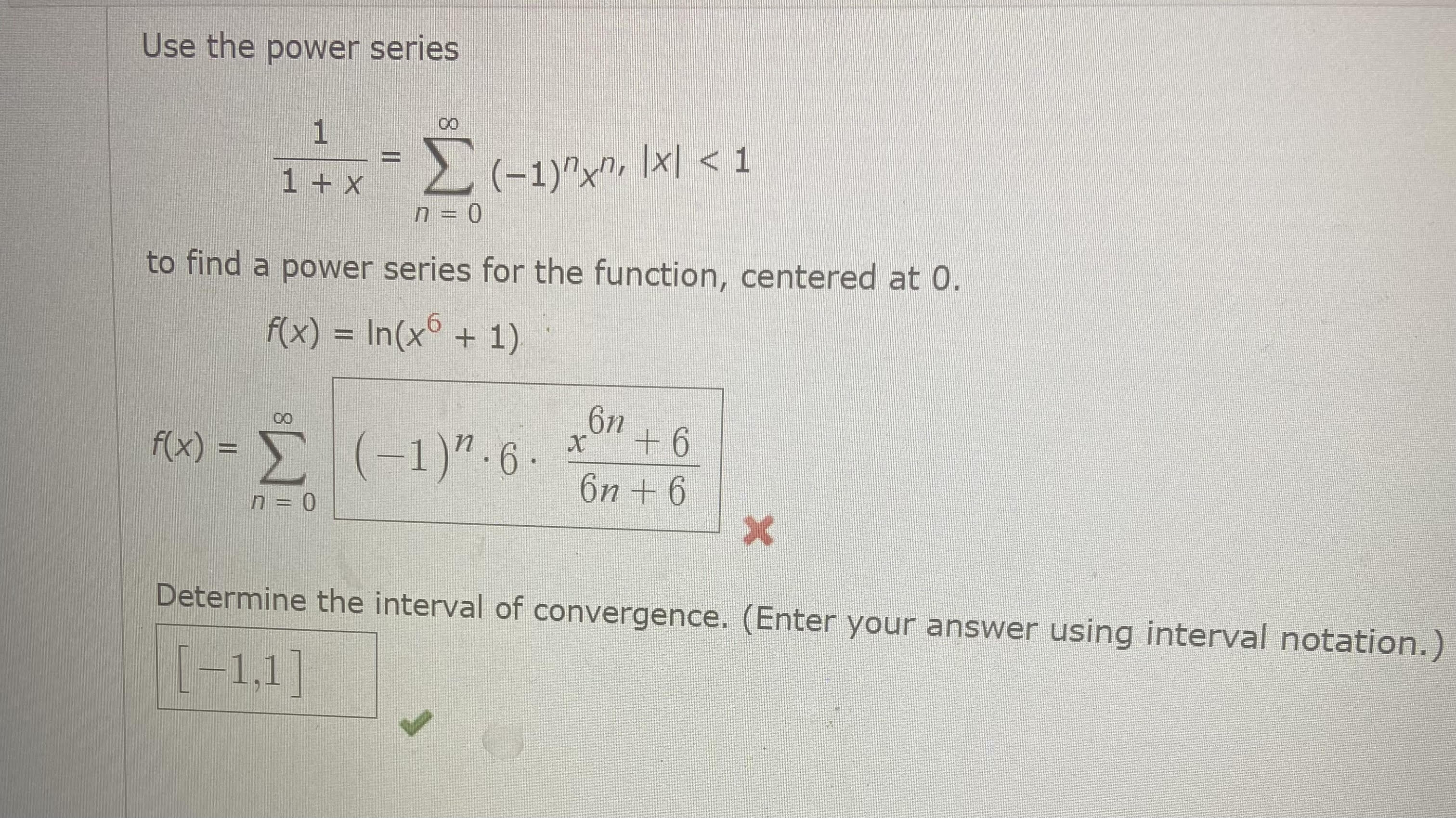 Solved Use the power series \\[ | Chegg.com