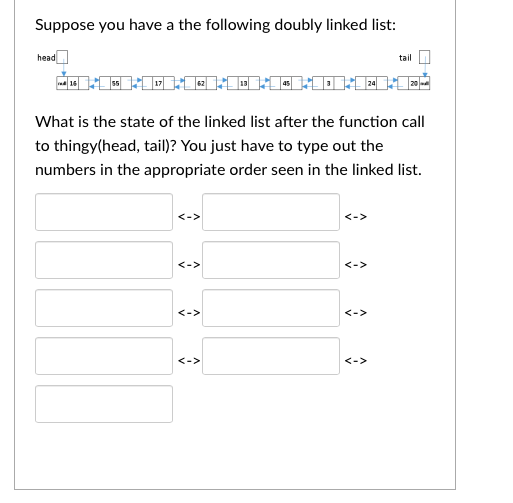Solved Question 18 5.5 pts Below is code segment for a | Chegg.com