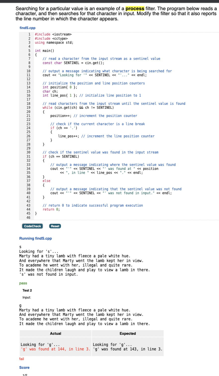Solved Searching for a particular value is an example of a | Chegg.com