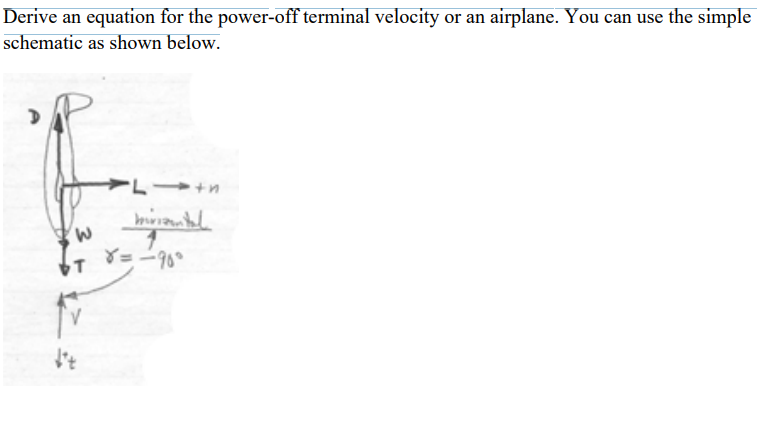 Solved Derive an equation for the power-off terminal | Chegg.com