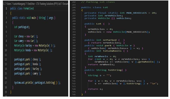 Solved 1. What feature(s) of this code tells you that | Chegg.com