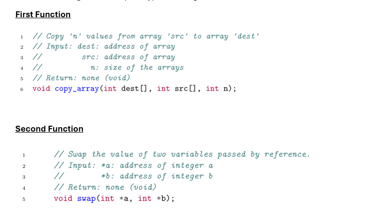 Solved Write two an Aarch64 ﻿assembly language functions.The | Chegg.com