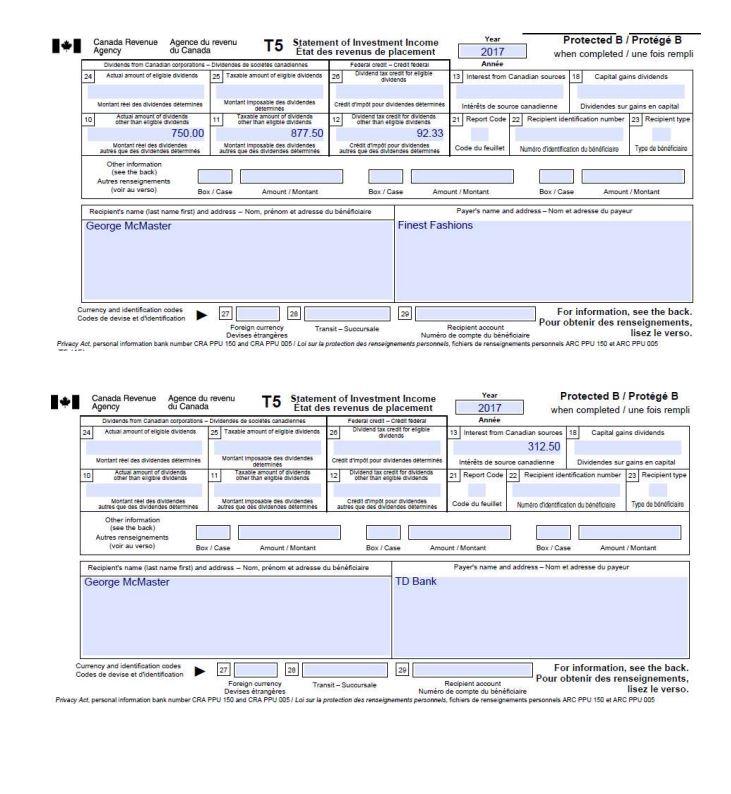 GEORGE MCMASTER'S TAX RETURN George McMaster is a 45 | Chegg.com