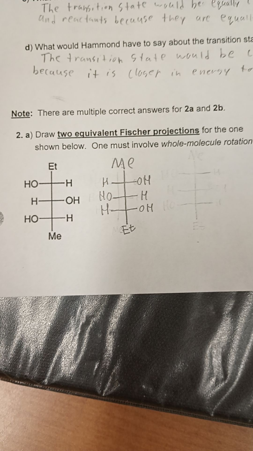 Solved There are multiple correct answers for 2a and 2b. 2. | Chegg.com