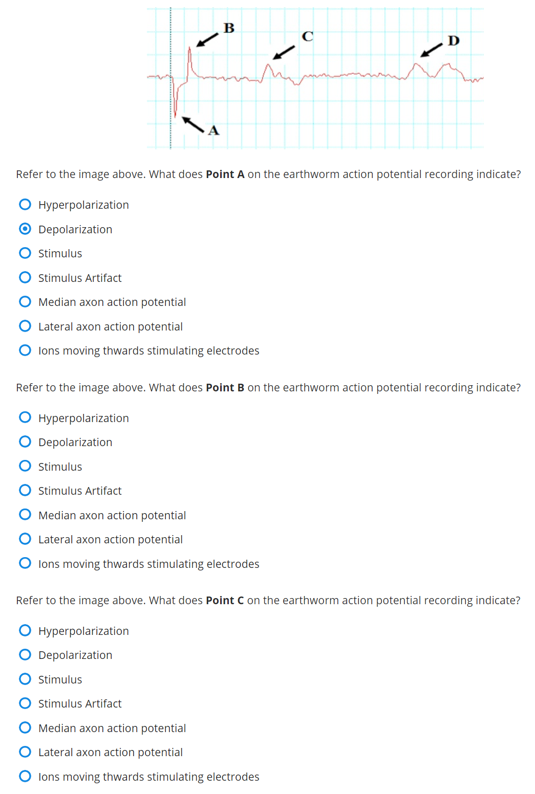 Solved B D КА Refer to the image above. What does Point A on | Chegg.com