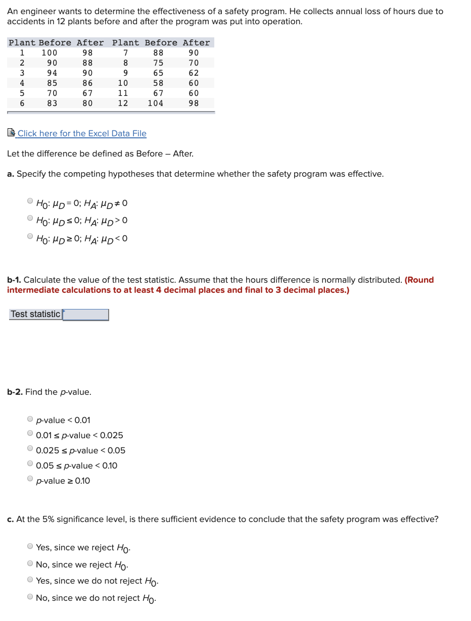 Solved An engineer wants to determine the effectiveness of a | Chegg.com Solved An engineer wants to determine the effectiveness of a | Chegg.com