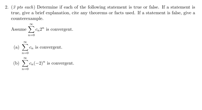 Solved (14 pts) Find the radius of convergence and the | Chegg.com