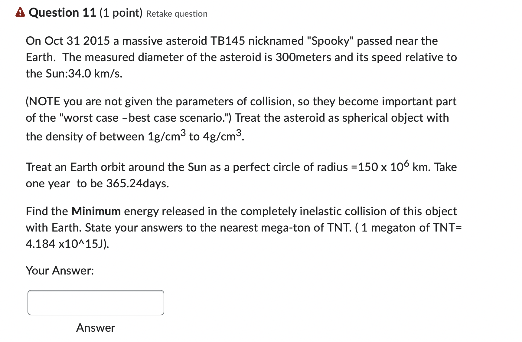 Solved Question 11 (1 ﻿point) ﻿Retake questionOn Oct 312015 | Chegg.com