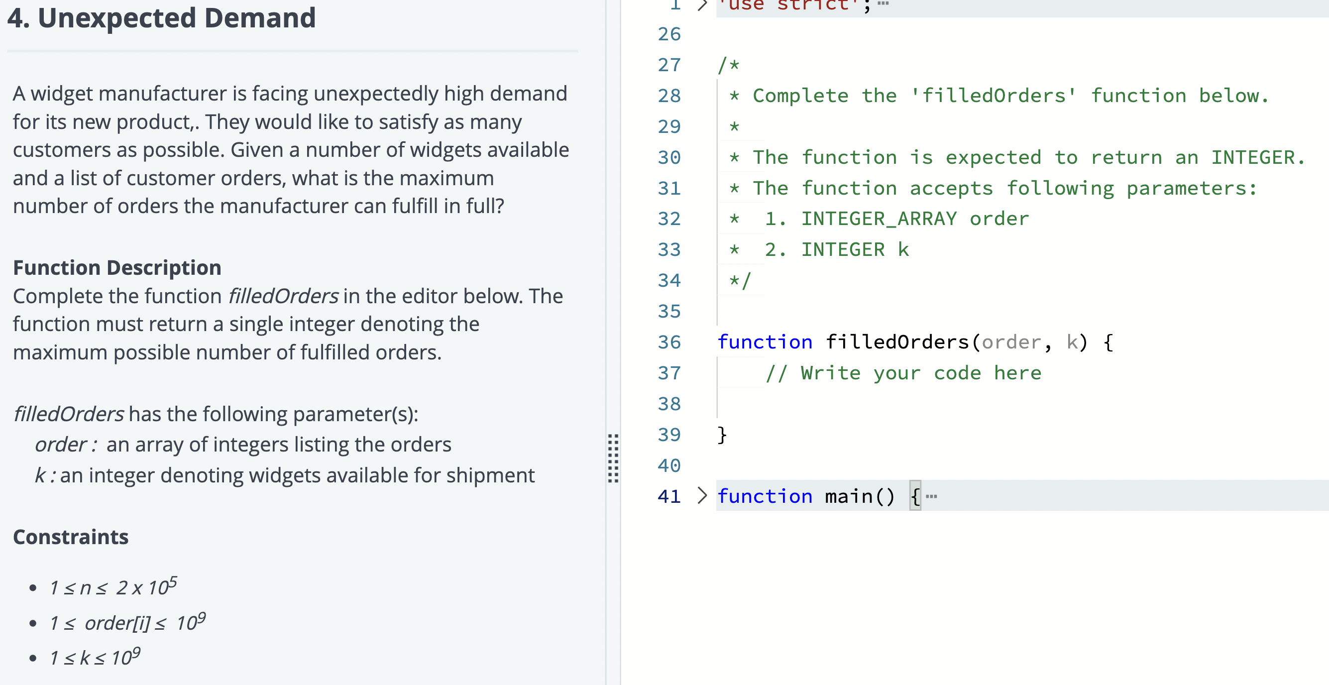 Solved 4. Unexpected Demand A widget manufacturer is facing | Chegg.com
