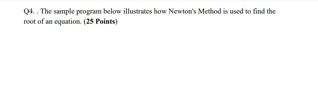 Solved Q4. . The sample program below illustrates how | Chegg.com