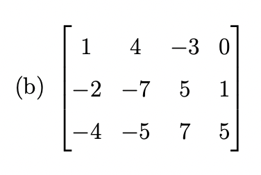 Solved Linear Algebra Determine whether the columns of each | Chegg.com