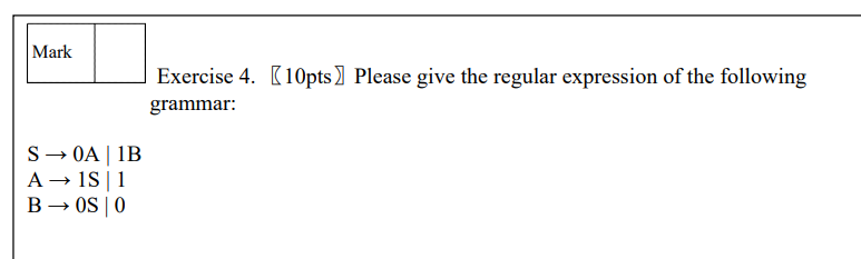 Solved Exercise 4. ¿10pts Please give the regular | Chegg.com