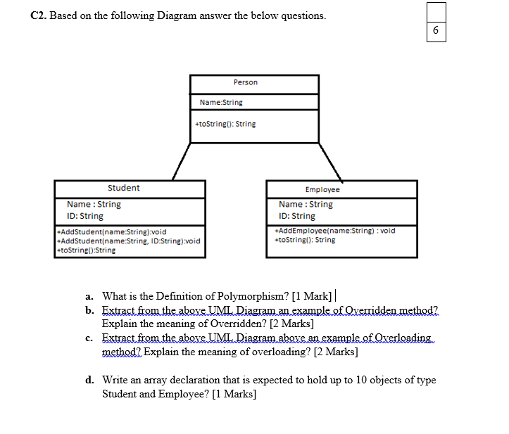 Solved C2. Based on the following Diagram answer the below | Chegg.com