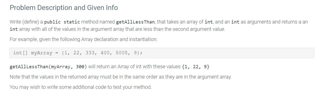 Solved Problem Description and Given Info Write (define) a | Chegg.com