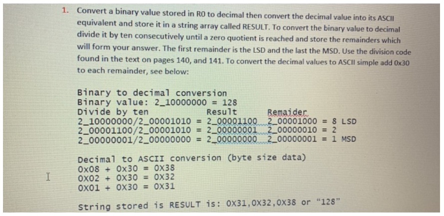 Write a program using arm assembly language to | Chegg.com