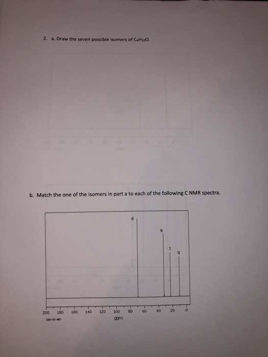 Solved Name 1. Predict the number of peaks you would expect | Chegg.com