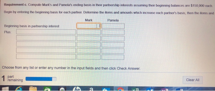Solved Partnership Income and Basis Adjustments. Mark and | Chegg.com