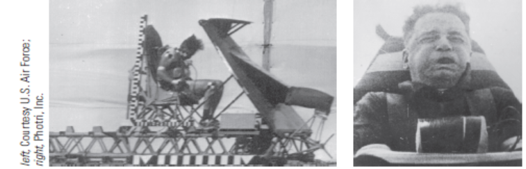 Solved Colonel John P. Stapp, USAF, participated in studying | Chegg.com