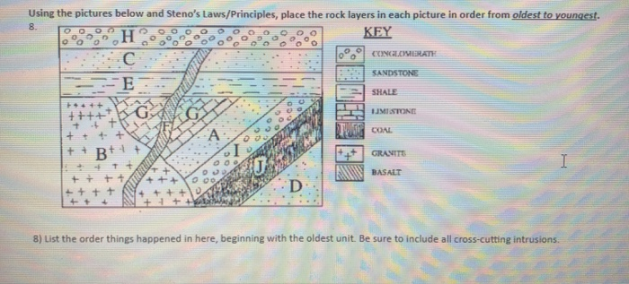 Solved Using the pictures below and Steno's Laws/Principles, | Chegg.com