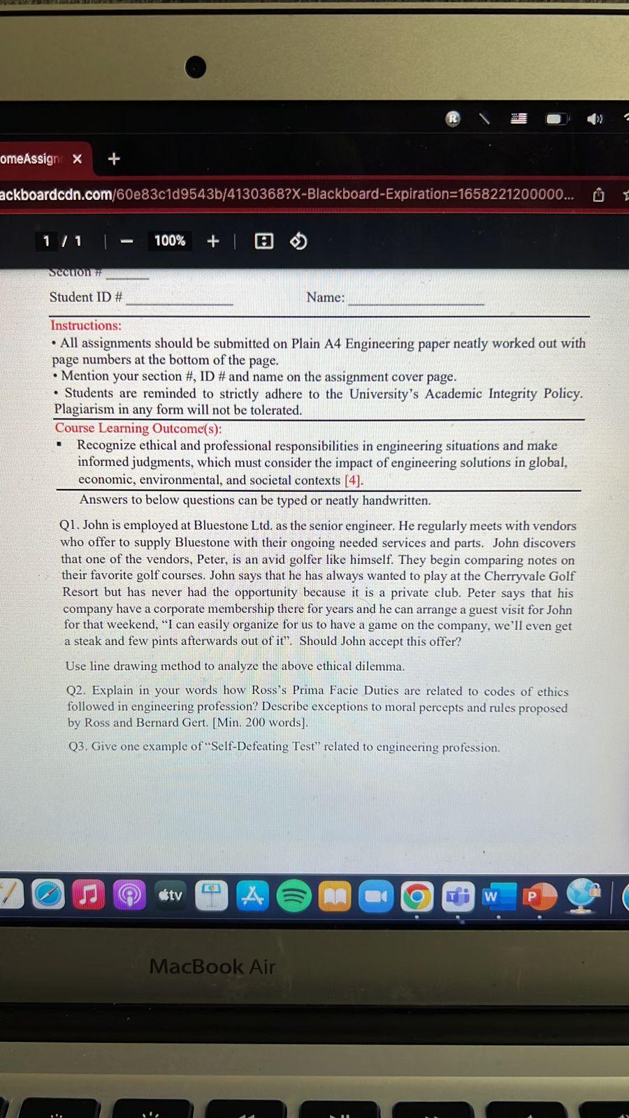 Instructions: - All assignments should be submitted | Chegg.com