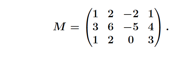 Solved (a) Obtain the null space of the matrix below and | Chegg.com