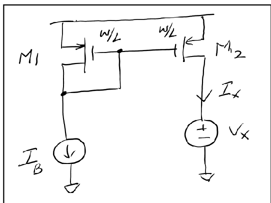 Solved Problem 4: Consider the pMOS current mirror circuit | Chegg.com Solved Problem 4: Consider the pMOS current mirror circuit | Chegg.com