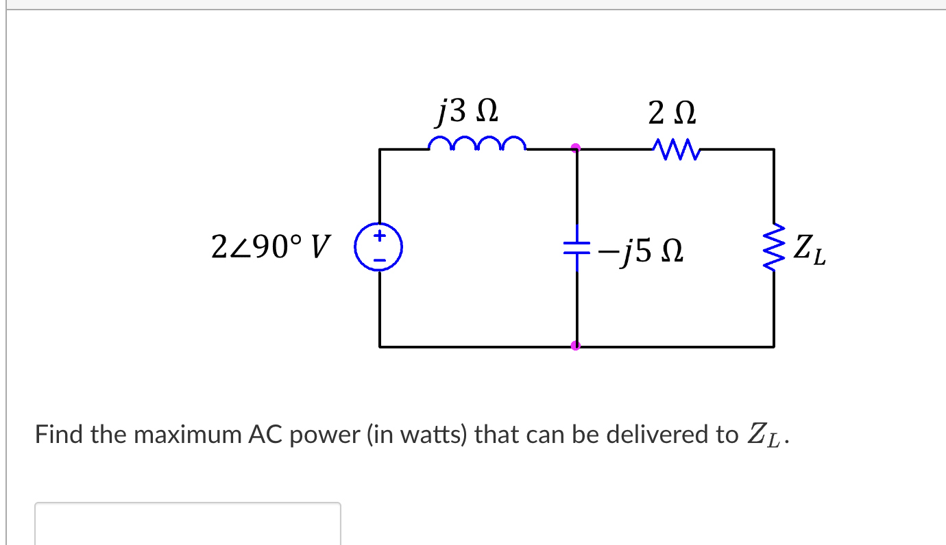 Solved Find the maximum AC power (in watts) ﻿that can be | Chegg.com
