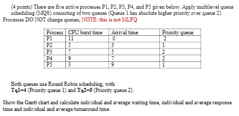 Solved ( , P2, P3, P4, and P5 given below. Apply multilevel | Chegg.com