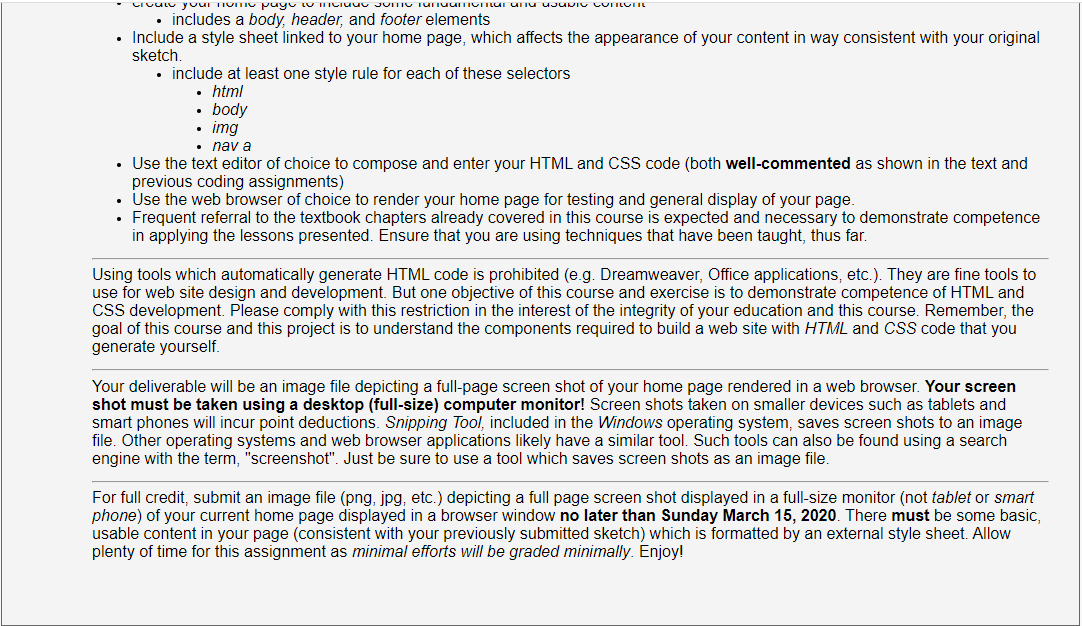 Solved Build Your Home Page Based on your previously | Chegg.com