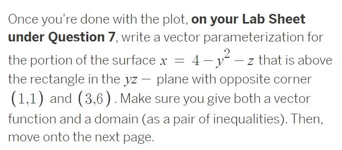 Solved Once you're done with the plot, on your Lab Sheet | Chegg.com