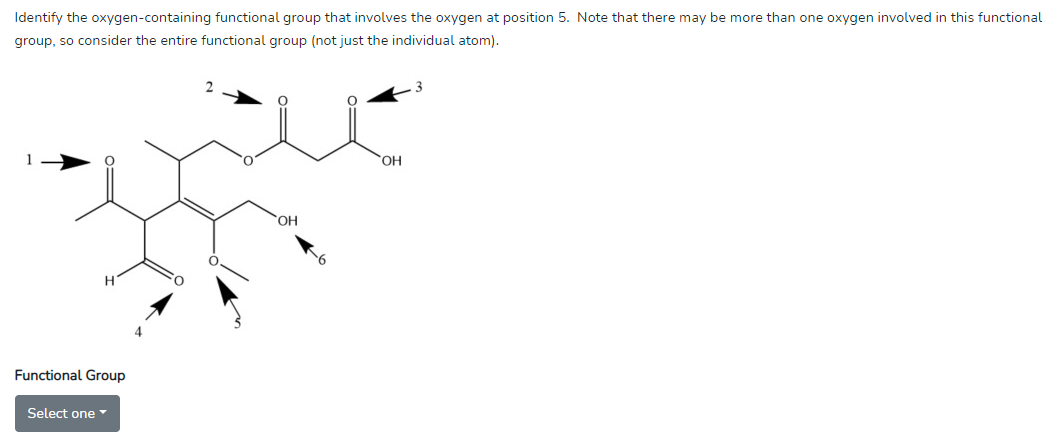 Solved Identify the oxygen-containing functional group that | Chegg.com