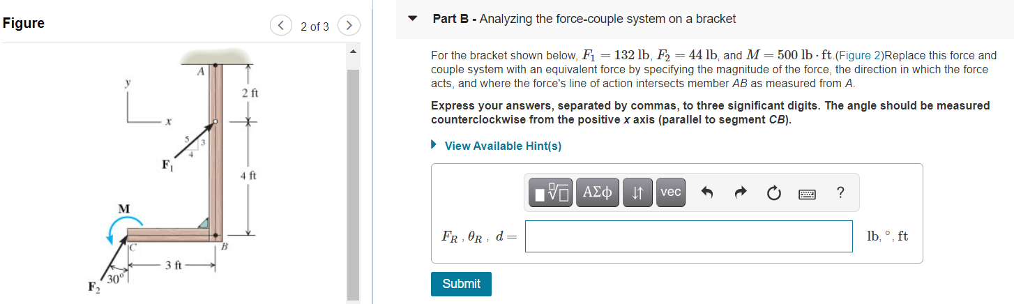 Solved Learning Goal: To replace force-couple systems with | Chegg.com