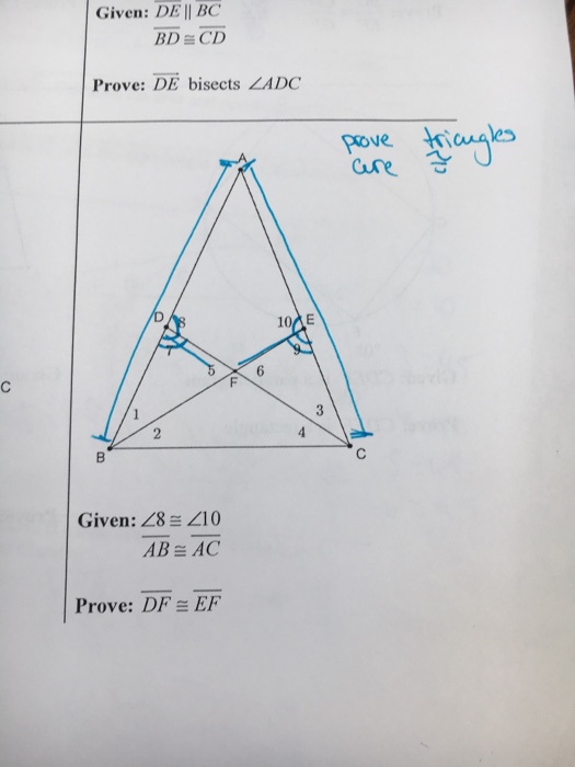 Solved Be || BC BD De bisects
