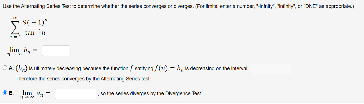 Solved Use the Alternating Series Test to determine whether | Chegg.com