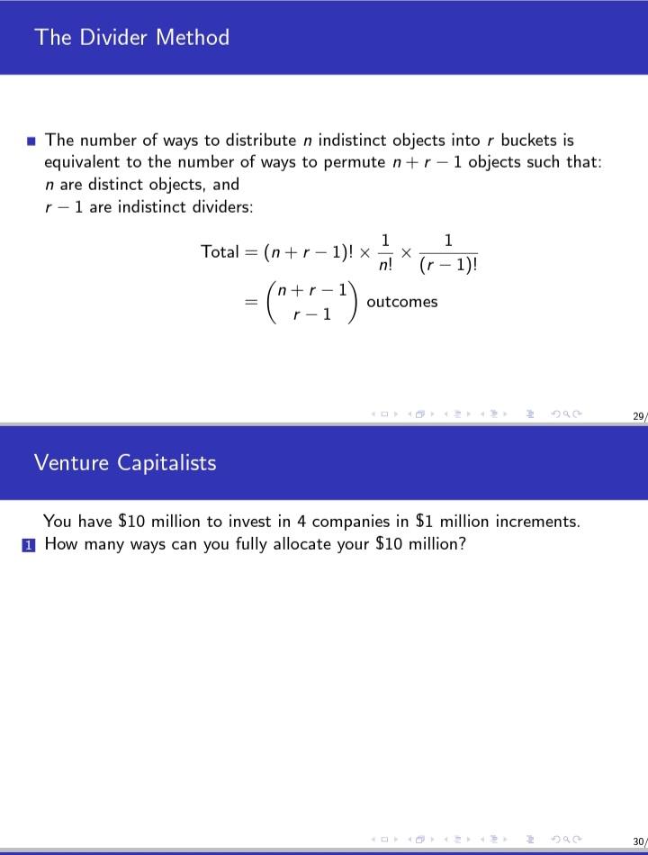 Solved - The number of ways to distribute n indistinct | Chegg.com