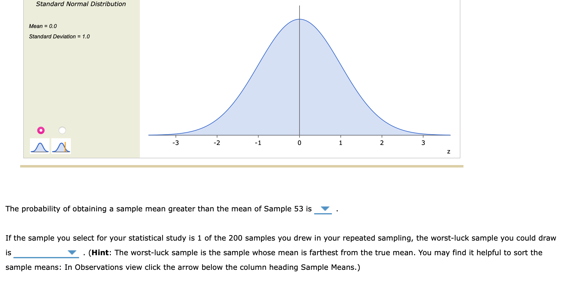 Solved 5. Using z-scores with the distribution of sample | Chegg.com