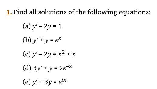 Solved Differential equations problem from the book: An | Chegg.com