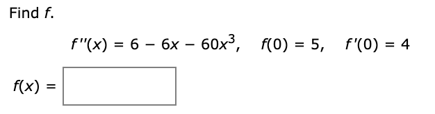 Solved Find f. f Solved Find f. f