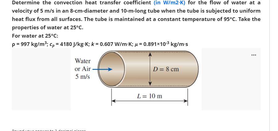 Solved Air flows through a 10-cmx12-сm rectangular duct. | Chegg.com