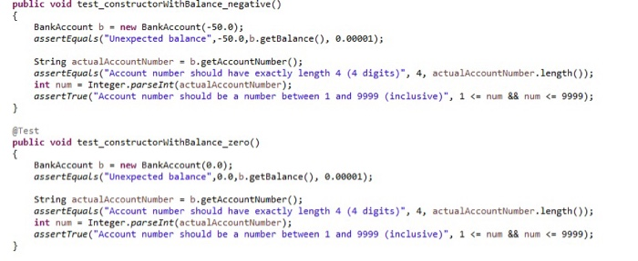 Solved Requirements: Create a class called BankAccount that | Chegg.com