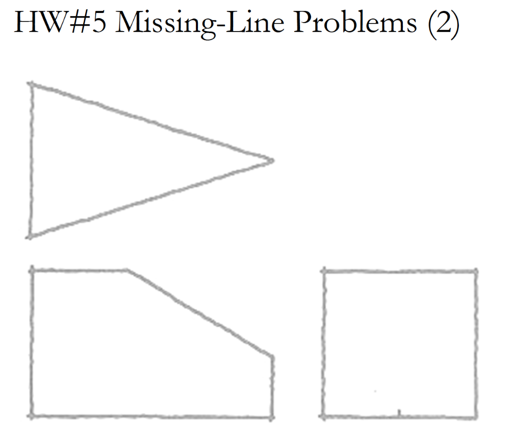 Solved HW#5 Missing-Line Problems (2) | Chegg.com