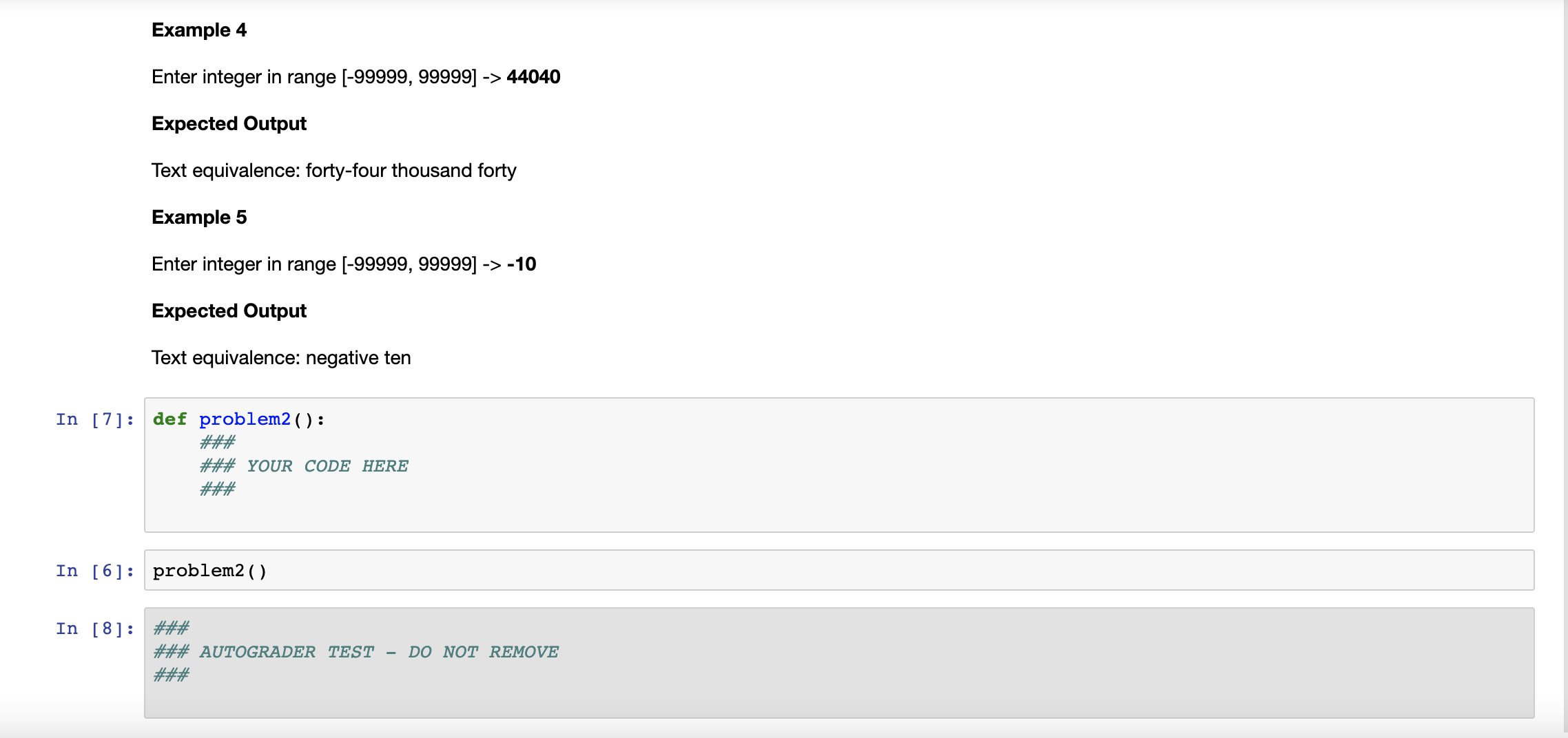 Solved Example 4 Enter Integer In Range 99999 99999 