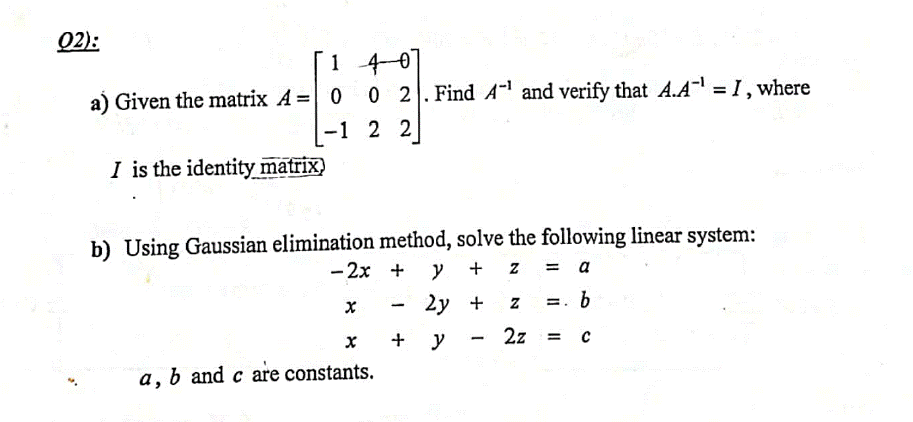 Solved solve it all in clear and detailed NUMERICAL | Chegg.com
