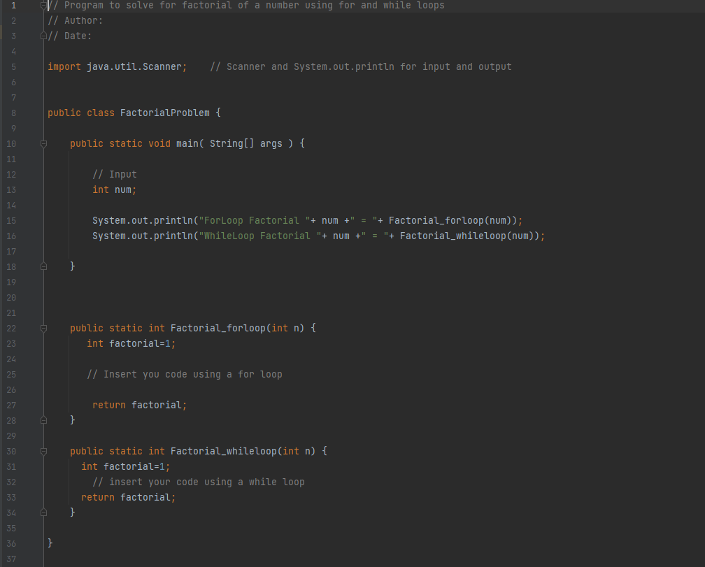 Solved Factorial: the product of a given positive integer | Chegg.com