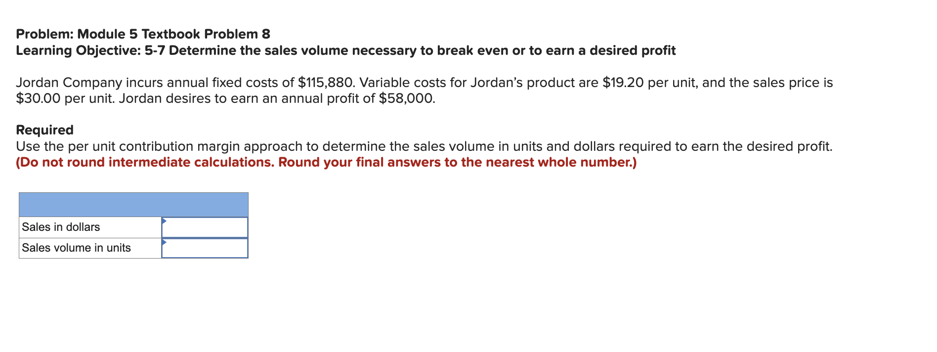 Solved Problem: Module 5 Textbook Problem 8 Learning | Chegg.com