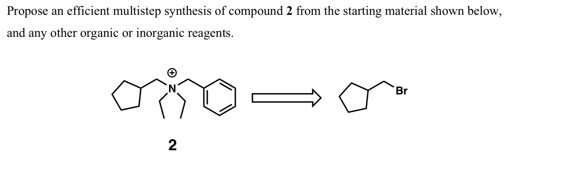 Solved Propose an efficient multistep synthesis of compound | Chegg.com