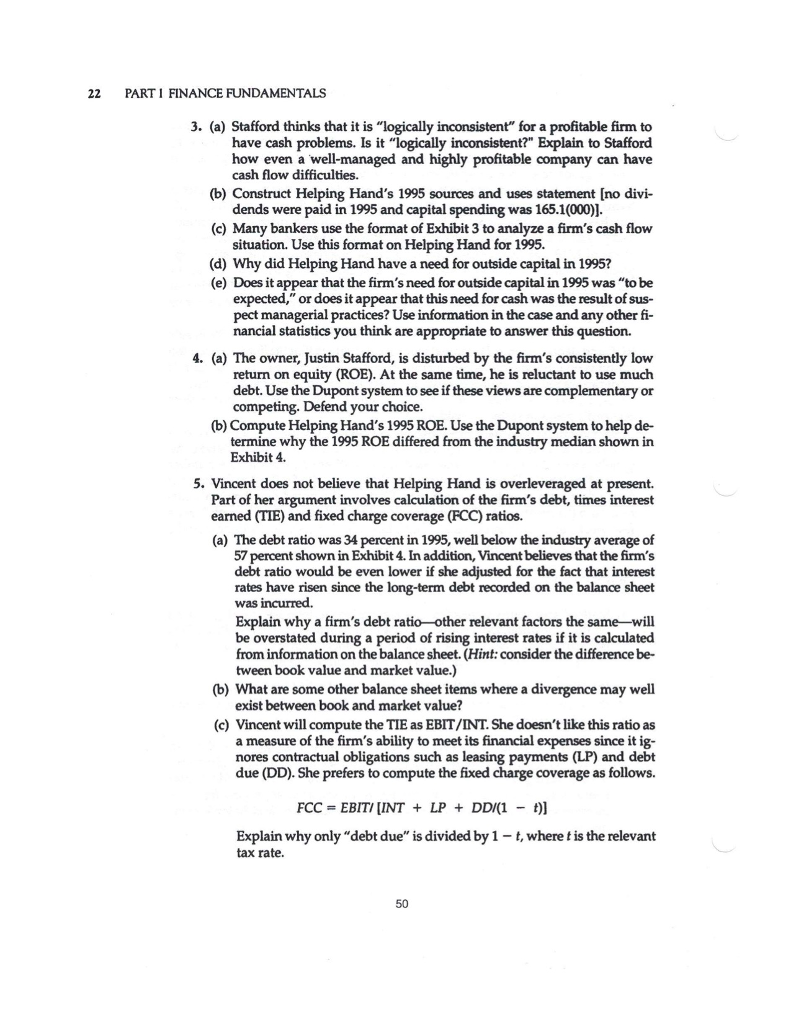 Solved CASE 4 HELPING HAND ACCOUNTING FUNDAMENTALS "I got | Chegg.com