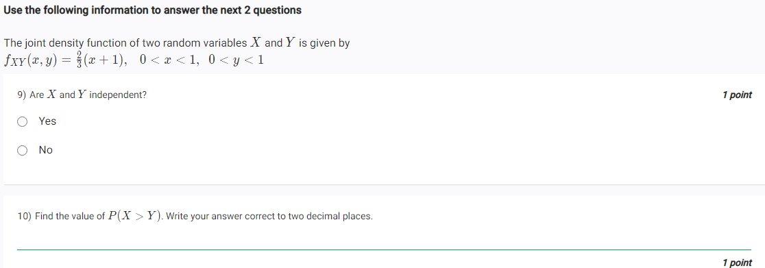 Solved Use the following information to answer the next 2 | Chegg.com