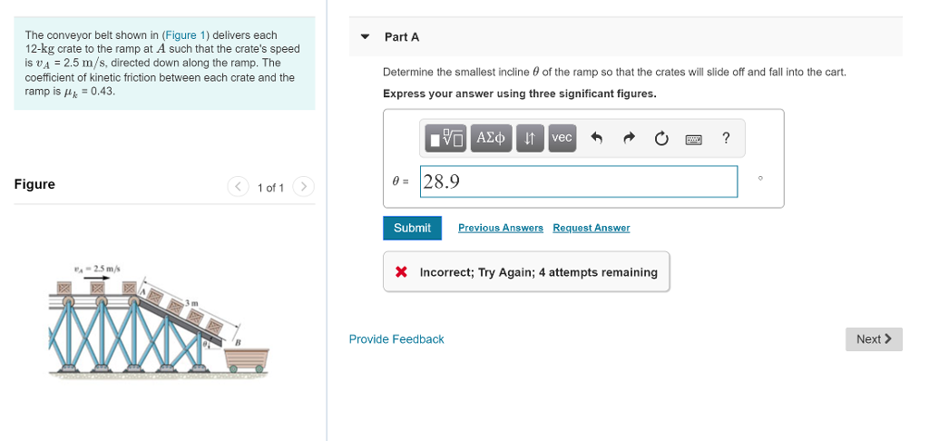 Solved The conveyor belt shown in (Figure 1) delivers each | Chegg.com